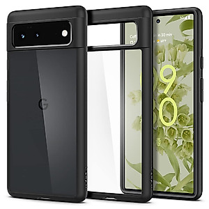 Spigen Ultra Hybrid Designed for Google Pixel 6 Case (2021) - Matte Black
