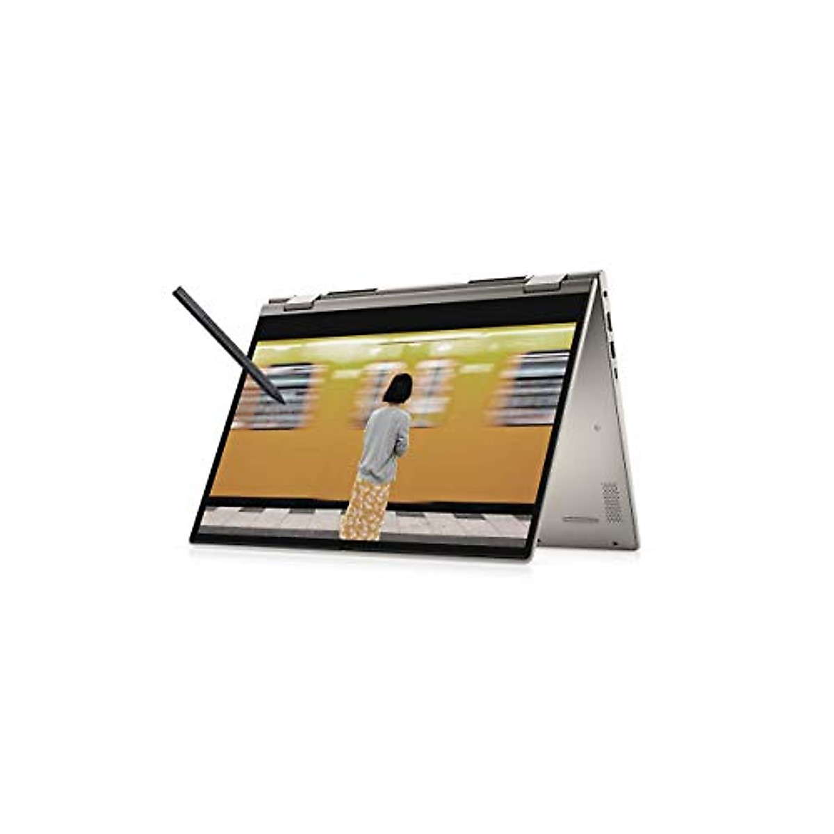 2021 Newest Dell Inspiron 14" 2-in-1 HD Touchscreen Laptop, 11th Gen Intel Core i5-1135G7, 16GB DDR4 Memory, 512GB PCIe SSD, Webcam, Online Class Ready, HDMI, WiFi, Win10 Home, Dune Silver