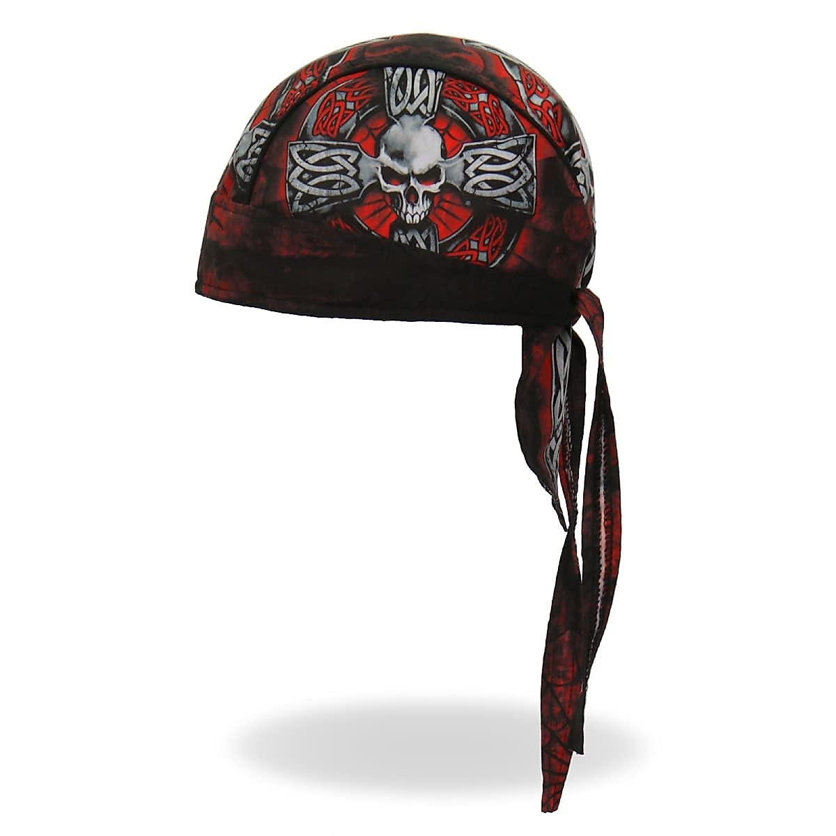 Hot Leathers HWH1101 Celtic Cross Headwrap - One Size Fits Most Black