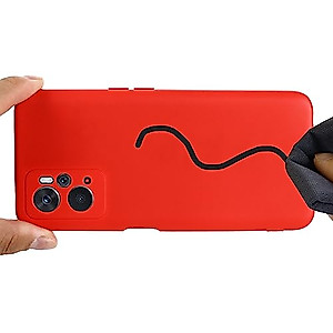 Case for Oppo K10, Liquid Silicone Protective Phone Case for Oppo K10 with Silicone Lanyard, Slim Thin Soft Shockproof Cover for Oppo K10 Silicone Case Black