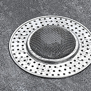 XANHOY Mesh Sink Filter Anti-Clogging Shower Hair Catcher Drain Cover Floor Drain Strainers For Bathroom Bathtub Kitchen Drain Mesh Screen Cover Bathroom Sink Strainer Small Filter Bath Tub