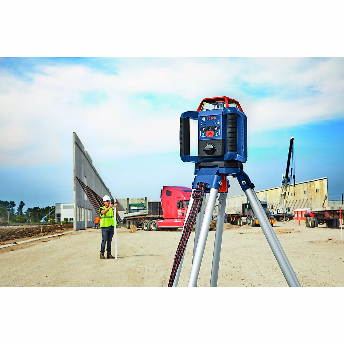 Bosch LR20 1,000 Ft. Rotary Laser Receiver , Black