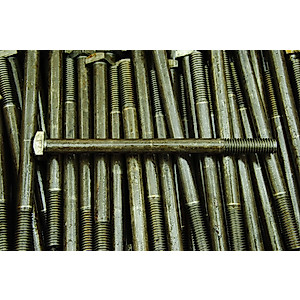(15) Square Head 1/2-13 x 7 Bolts Unplated A307 3/4" Sq