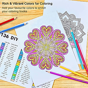 Shuttle Art 136 Coloured Pencils , Soft Core Colouring Pencils Set for Adult Colouring Books, Doodling, Sketching, Drawing, Art Supplies
