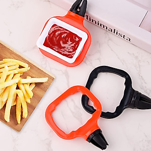 WXJ13 4 Pieces Sauce Holder for Car Dip Vent Clip for Sauce Mini Sauce Holder with 10 Replacement Jam Box Mini Dipping Cups Removable Dipping Sauces Holder Dipping Dish Container for Ketchup