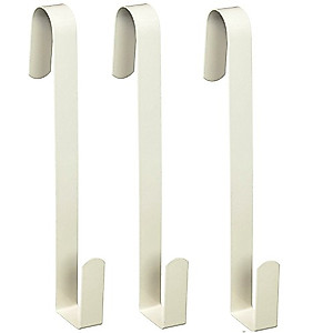 Darice 1123-71 1-Piece Door Hanger, 12-Inch, White (3-Pack)