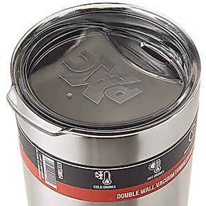 XPAC 64 Ounce Double Vacuum Wall Stainless Steel Tumbler with Lid, Fits in a 4" Wide Car Beverage Holder