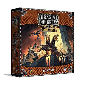 Massive Darkness 2 Gates of Hell Enemy Box Expansion | Tabletop Miniatures Game | Cooperative Strategy Game for Adults and Teens | Ages 14+ | 1-6 Players | Average Playtime 60 Minutes | Made by CMON