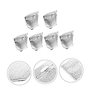 ULTECHNOVO 12 Pcs Self-sealing Thermal Bag Organizer Tote Bag Zip up Tote Bag Lunch Bag Tote Insulated Food Delivery Bag Cake Pizza Packaging Bag Baking Food Bag Take-out Food Bag Zipper Cake