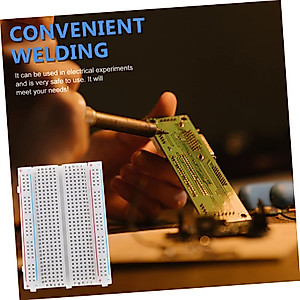 VILLCASE 4 Sets Solderless Bread Board Bread Boards Circuits Kits Protoboard 400 Pin Bread Board Electronics Vintage Bread Board Online Breadboard Diy Kits Electronic Kit Abs Power Supply
