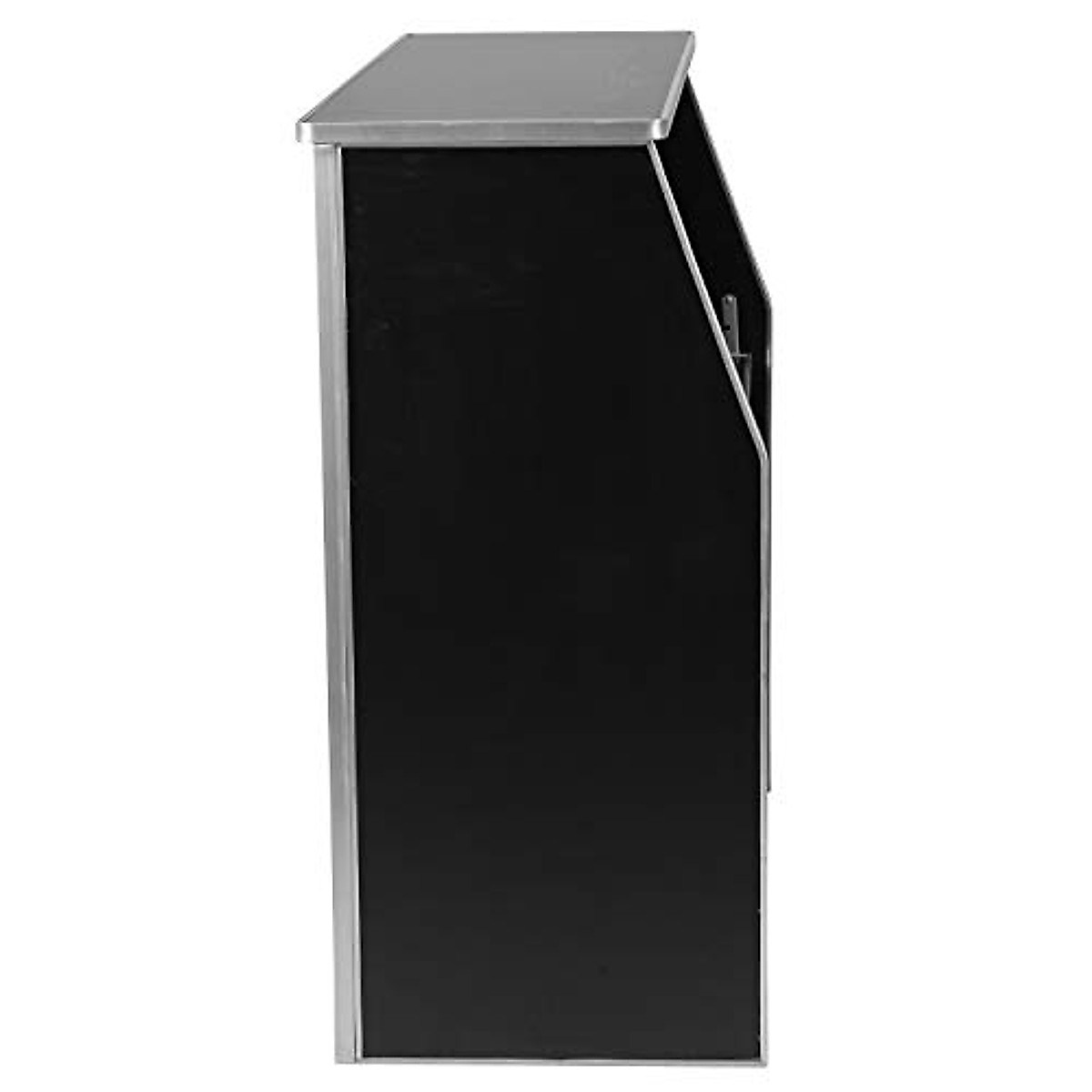Flash Furniture 4' Black Laminate Foldable Bar
