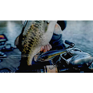 Nomad Design Swimtrex Lipless Vibration Fishing Lure with Patented Autotune System - Realistic Baitfish Action, Enticing Movement, 66 SNK FR 2-1/2" - 1/2oz, Brown Craw