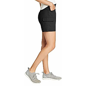 Eddie Bauer Womens Summer Trail Short Color Black (as1, Numeric, Numeric_4, Regular, Regular)
