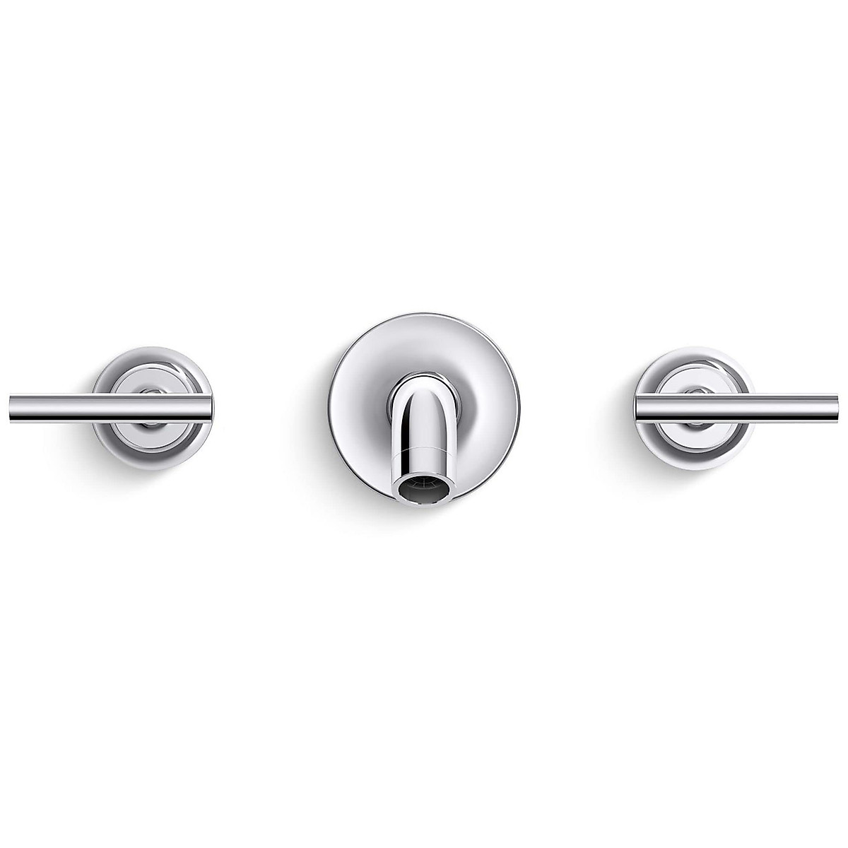 KOHLER K-T14429-4-BL Purist® Deck- or Wall-Mount High-Flow Bath Valve Trim with Lever Handles