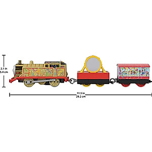 Fisher-Price Thomas & Friends Trackmaster Golden Thomas, Motorized Train Engine for Preschoolers Ages 3 Years & Older