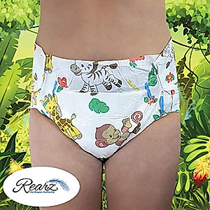 Rearz - Safari - Adult Diaper (12 Pack) (Large)