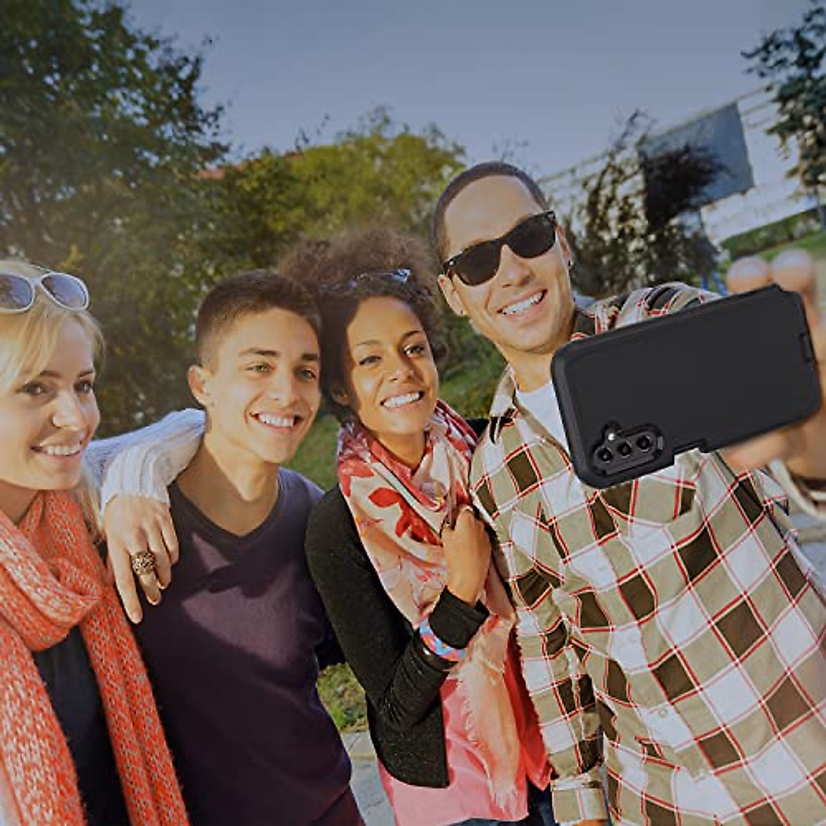 Samsung Galaxy A14 5G case,A14 5G Heavy Duty case,[Military Grade Protective ][Shockproof] [Dropproof] [Dust-Proof], ONLY Fit Galaxy A14 5G Phone (Black)