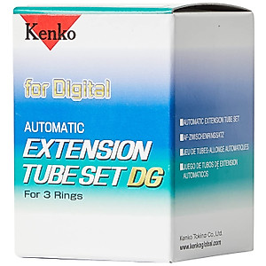 Kenko Extension Tube Set DG Nikon Spacer Ring Set – Black 36 mm