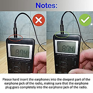 SWDSTP AM/FM Personal Portable Radio, Pocket Radio with Digital Tuning LCD Display, Rechargeable Walkman Radio with Sterio Earphone, Small Radio with Removable Belt Clip for Walking, Jogging
