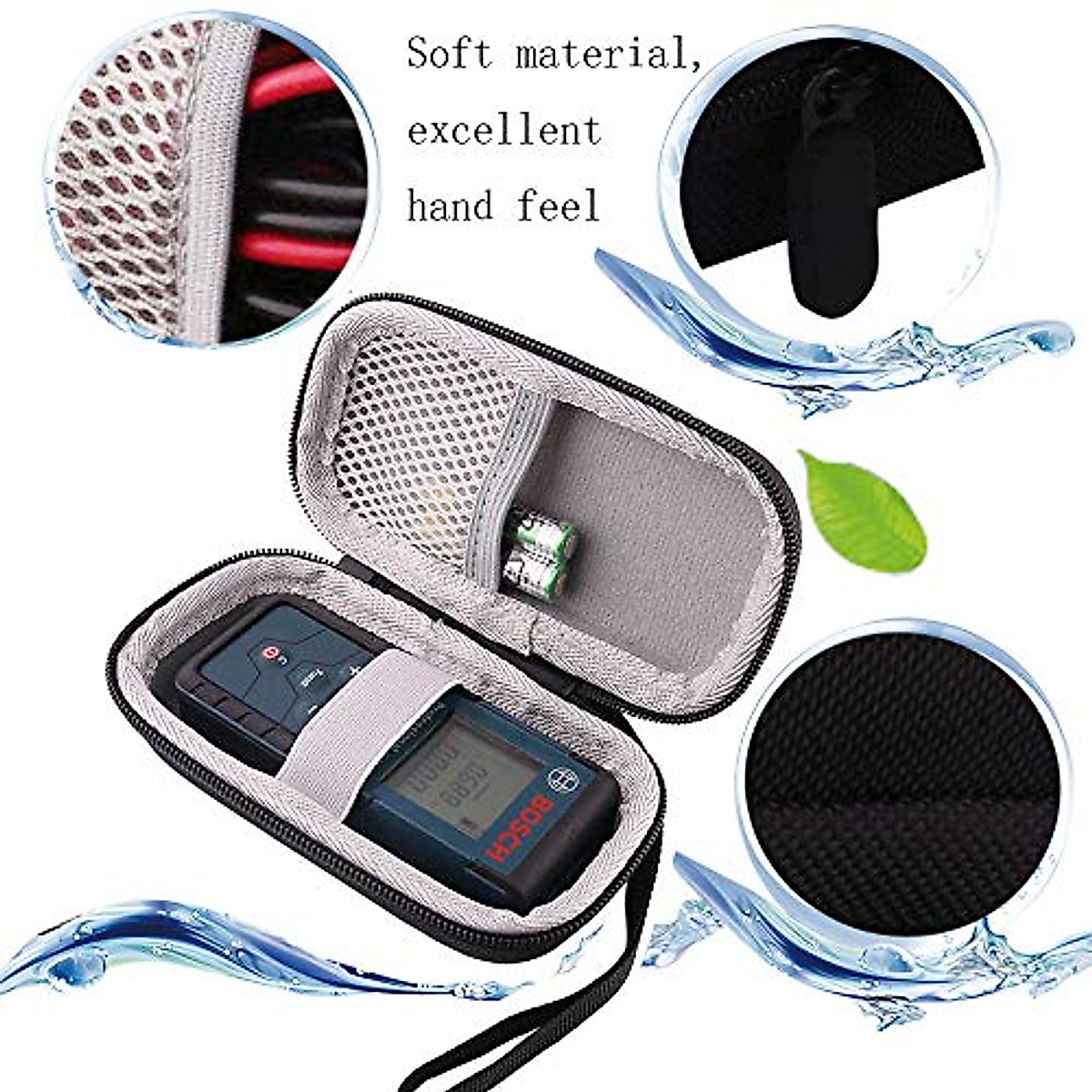 WERJIA Hard EVA Travel Case for Bosch GLM 20/GLM50/GLM165-40 Distance Measure Storage bag