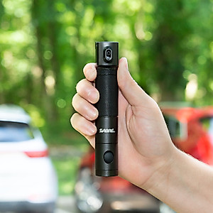 SABRE PepperLight 2-in-1 Flashlight Pepper Spray, Ultra-Bright 750 Lumen Flashlight, Visible Up To 540-Feet (165-Meters), Protect Aginst Multiple Threats with 25 Bursts, IPX6 Water-Resistant Rated