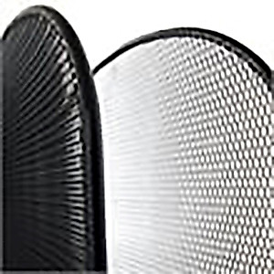 Scranton & Co Black Mesh Desk Organizer with 8 Upright Sections