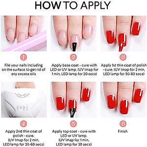 Vishine Color Changing Gel Nail Polish Set Mood Nail Gel Polish Temperature Color Changing UV LED Varnish Chameleon Gel Nail Art 8ml (Set002)