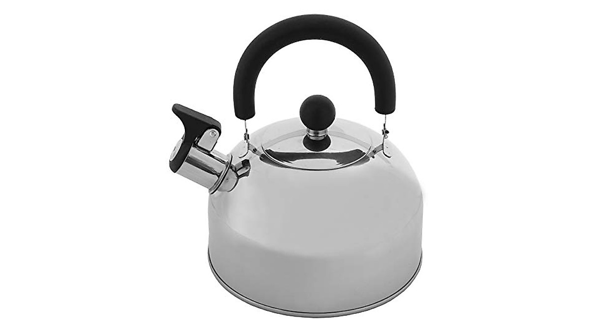 Lily's Home 2 Quart Stainless Steel Whistling Tea Kettle