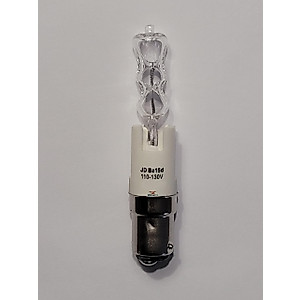 Ironsmith Lighting Products JD 150 Watt Halogen Light Bulbs - 120-130V BA15D Twist and Lock Double Contact Bayonet, Single Ended Quartz Lamp, 650Lumen Lights Bulb - Pack of 5