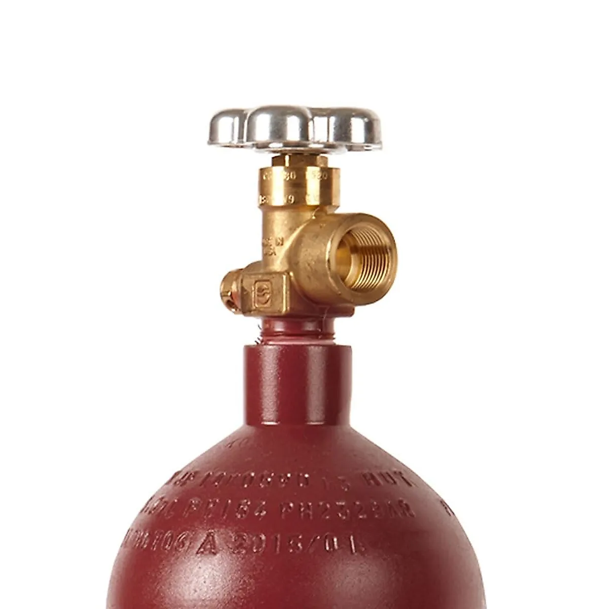 New 20 cu ft Steel Nitrogen Cylinder with CGA580 Valve