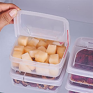Gigicloud 2pcs Food Storage Cheese Box, Flip-Top Butter Block Cheese Slice Storage Box Portable Refrigerator Fruit Vegetable Fresh-Keeping Organizer Containers With Lid