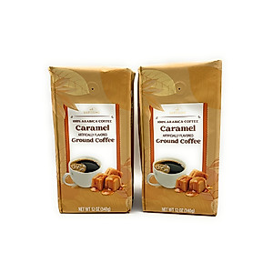 Caramel Light Roast Ground Arabica Coffee 12 oz (340 g) – Pack of 2