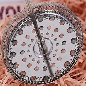 4 Pack French Press Replacement Filter Screen, findTop 4 Inch Stainless Steel Mesh Replacements for 1000 ml / 34 oz / 8 cup French Press