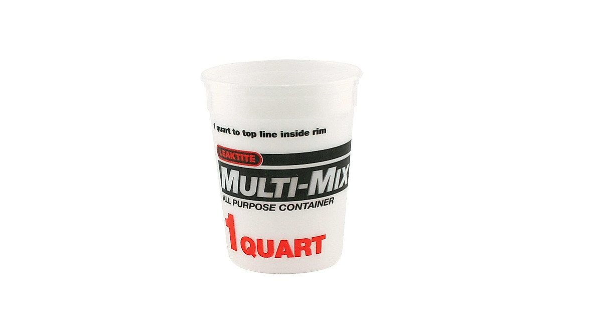 Leaktite Clear 1 qt Bucket - Durable & Reusable