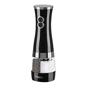 Tower Duo Electric Salt/Pepper Mill, Black