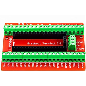Compatible for pi pico io breakout board 3.81mm terminal for raspberry pi pico (0.15" Terminal 1pcs)
