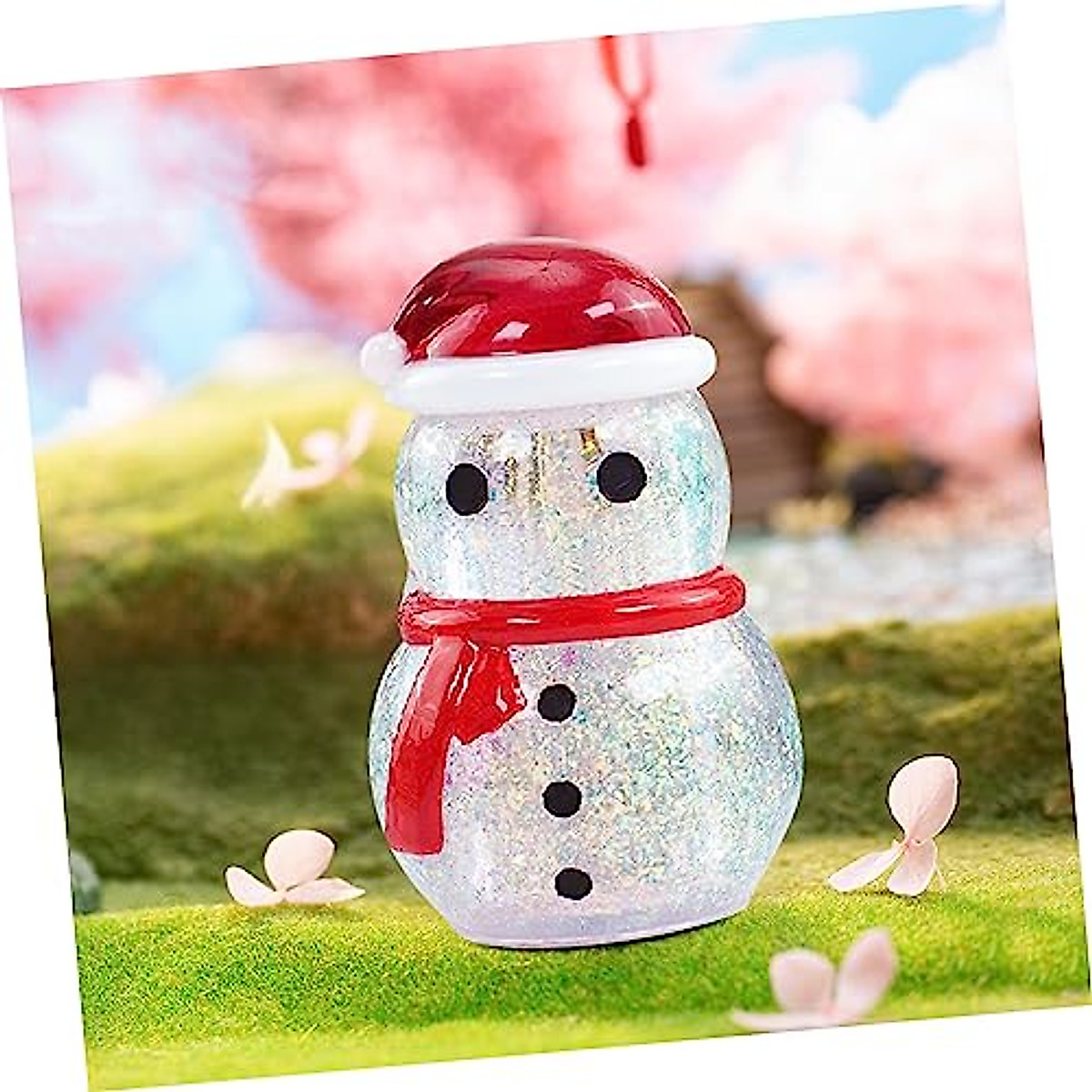 FAVOMOTO Resin Jar Molds 4 Sets Snowman Jar Mold Snowman Storage Holder Epoxy Resin Moulds Resin Tray Molds Jewlery Holder Stencils for Crafts Silicone Mold with Lid Snowman Mold