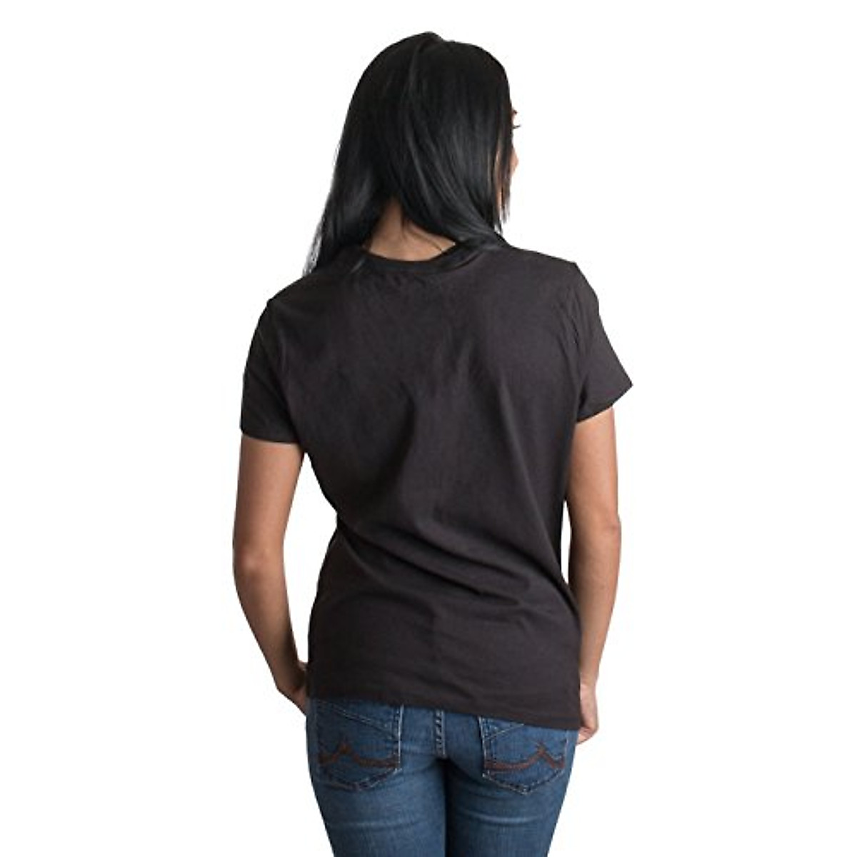 Skeleton Rib Cage | Jumbo Print Novelty Halloween Costume Ladies' T-Shirt-Ladies,M Black