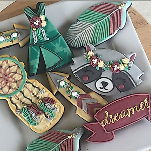 Feather Cookie Cutter 4.5" Made in USA by Ann Clark