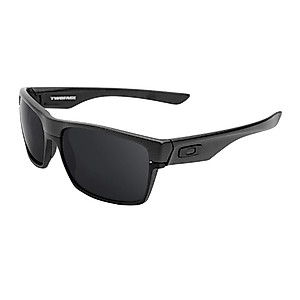 Revant Replacement Lenses for Oakley TwoFace sunglasses, UV Protection, Anti-Scratch and Impact Resistant, Elite Polarized Stealth Black