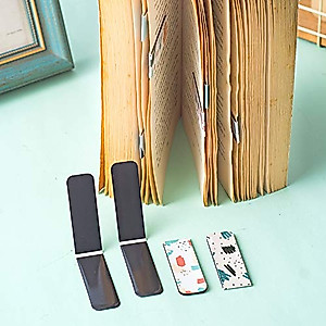 Flower Colorful Bookmarks Magnetic Bookmarks for Men Women Students Children,10Pcs (Graffiti)