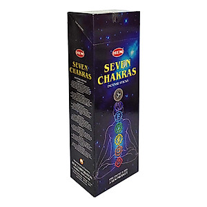 7 Chakra Incense Sticks and Incense Stick Holder Bundle Insence Insense Hem Incense Sticks