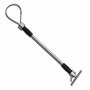 Heavy Duty Hog Catcher Snare Nickle Plated Steel Rod 1/4" Aircraft Cable