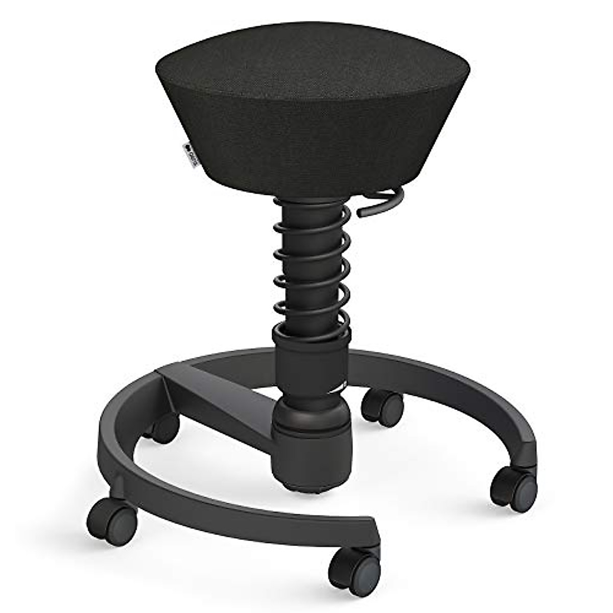 aeris Swopper Air New Edition Ergonomic Stool with castors - Dynamic Office Chair for a Healthy Back - Office Stool and seat Trainer - 17.7-23.2" Spring strut Type Standard