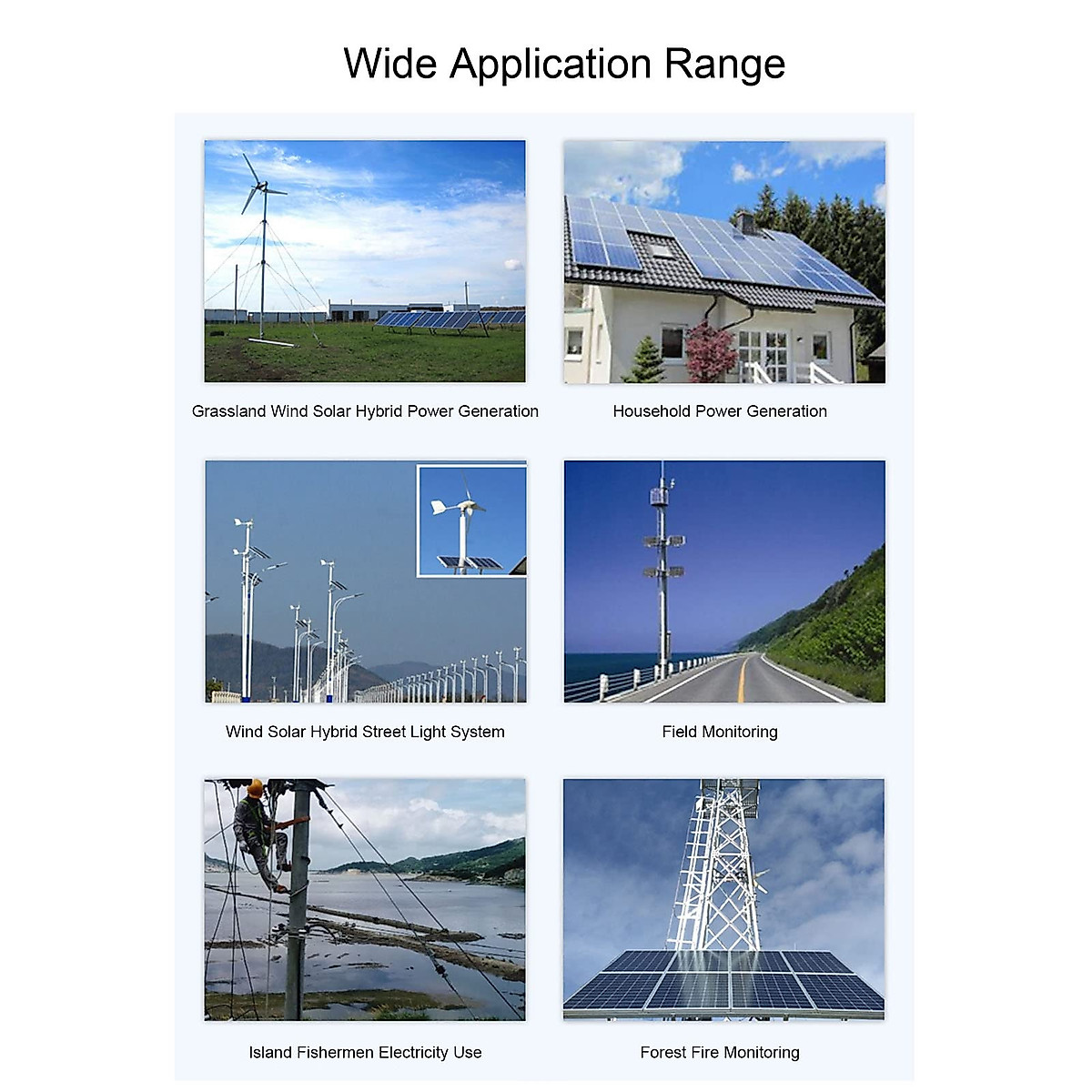 Battery Off Grid Controller, Wind Turbine Solar Hybrid, MPPT Charge Boost Controller, 400W Solar Wind Hybrid Charge Regulator 12V/24V Auto Identification System Voltage, Wind Turbine Generator ve