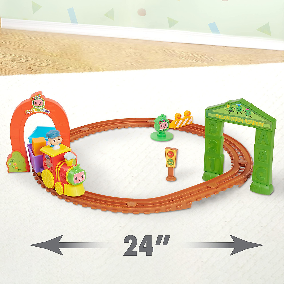 CoComelon All Aboard Music Train, Toy Figures & Playsets, Officially Licensed Kids Toys for Ages 18 Month by Just Play