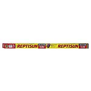Zoomed Reptisun 34" 10.0 T5HO UV-B Bulb - Includes Attached DBDPet Pro-Tip Guide - Great for Bearded Dragons, and Chameleons