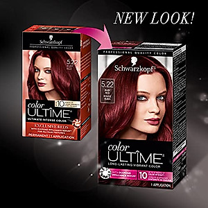 Schwarzkopf Color Ultime Permanent Hair Color Cream, 5.22 Ruby Red