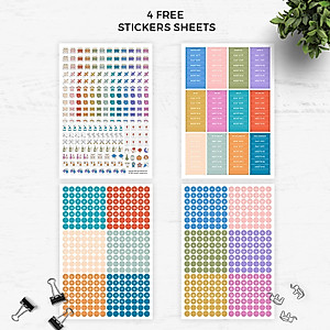 Smart Planner Pro – Undated Daily Planner – Small A5 – Achieve Goals & Increase Productivity – Weekly, Monthly, Work Sections, Organizer Diary with Back Pocket, 3 Satin Bookmarks & Pen Holder