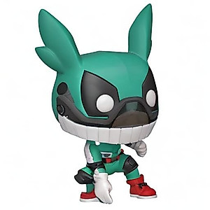 Funko POP My Hero Academia - Deku with Helmet (Izuku Midoriya) Pop! Vinyl Figure (Bundled with Compatible Pop Box Protector Case), Multicolor, 3.75 inches